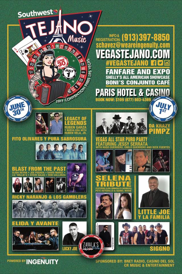 All-Star Lineup set once again for 2017 Tejano Music National ...