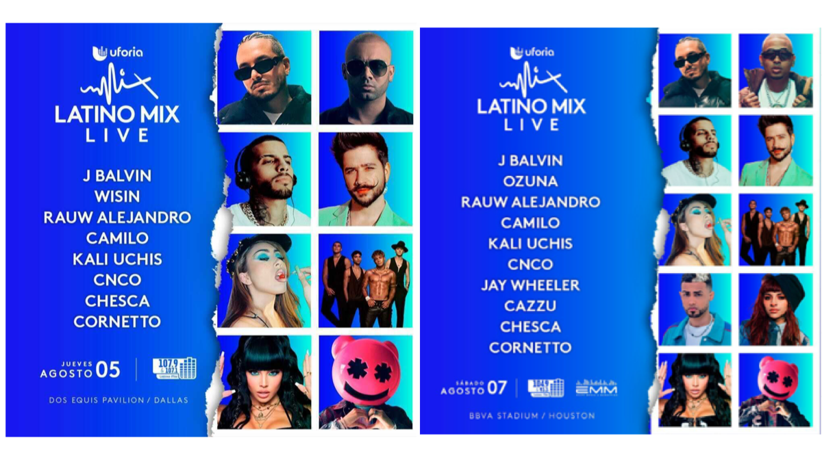 Univision’s Uforia Live takes over Texas with star-studded ‘Latino Mix ...