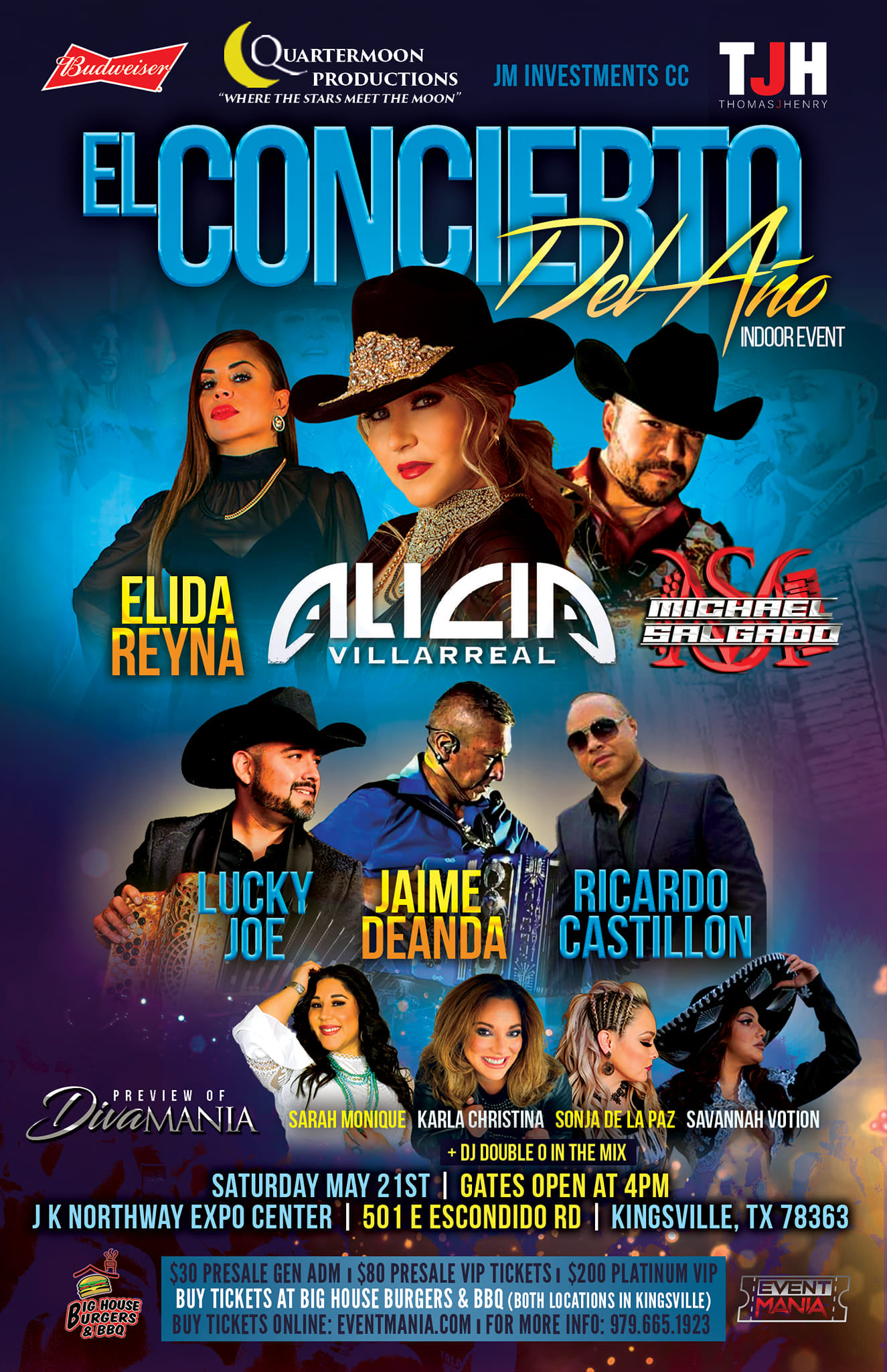 El Concierto del Año features Alicia Villarreal, Elida Reyna, Michael ...