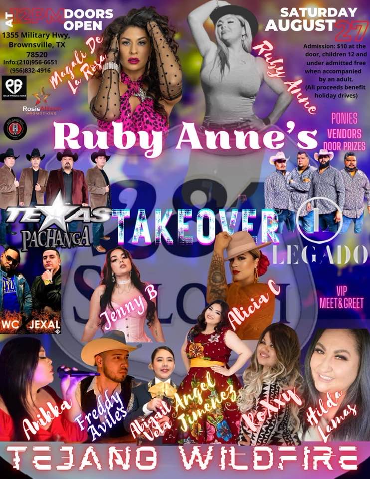 Newcomer Ruby Anne hosts Tejano benefit concert with more rising stars ...