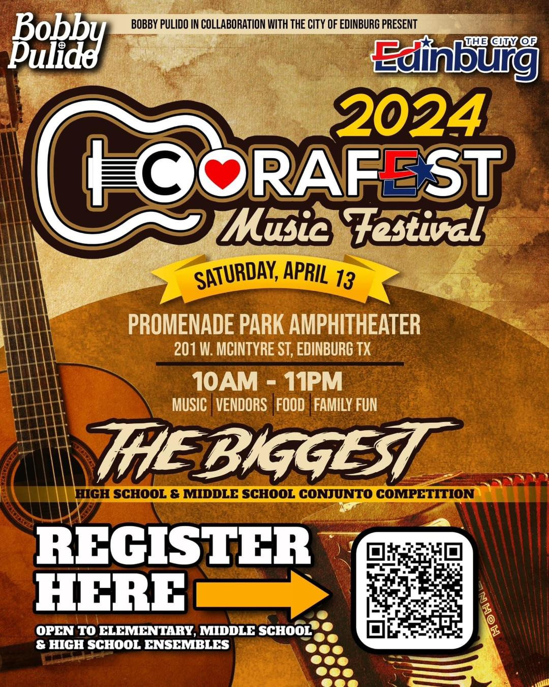 The City of Edinburg and Bobby Pulido Present the Inaugural CORAFEST ...