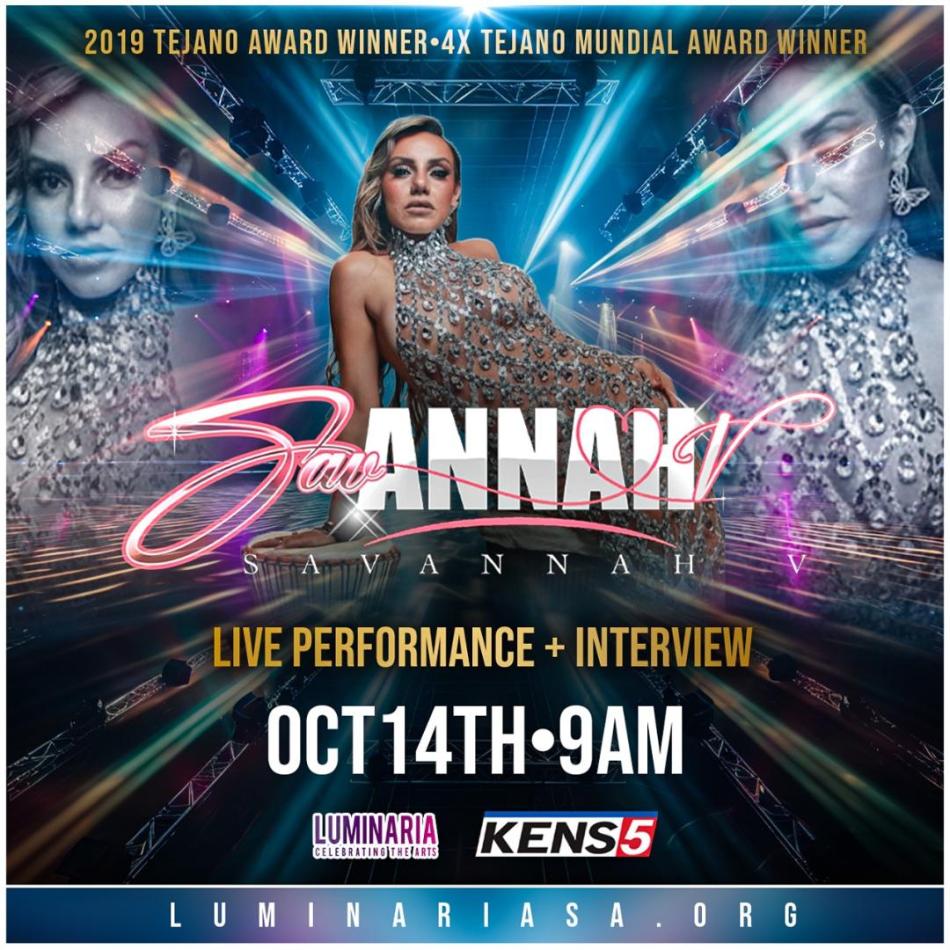 Savannah V To Be Featured on ‘Great Day SA’ and Perform at Luminaria ...