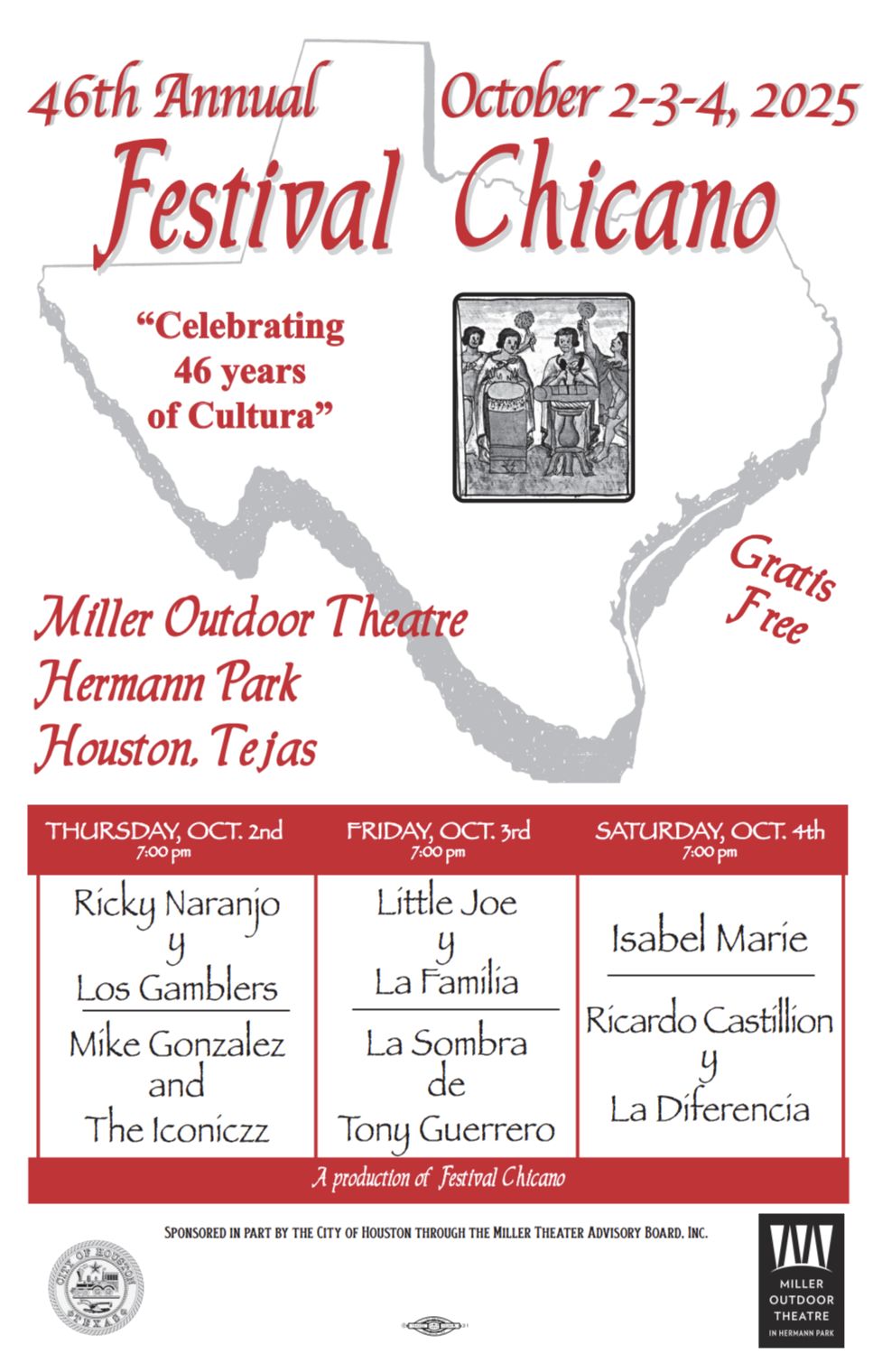 Festival Chicano Features Star-Studded Lineup For 46th Annual ...