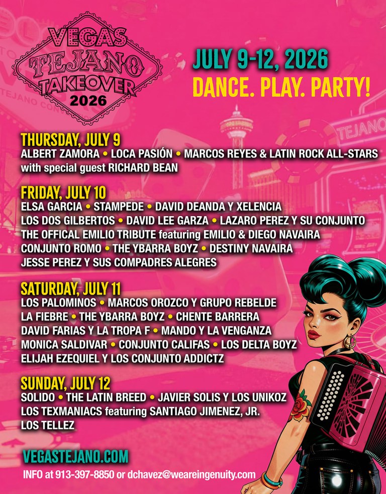22nd Annual Vegas Tejano Takeover Set to Unite Fans and Icons July 9–12 ...